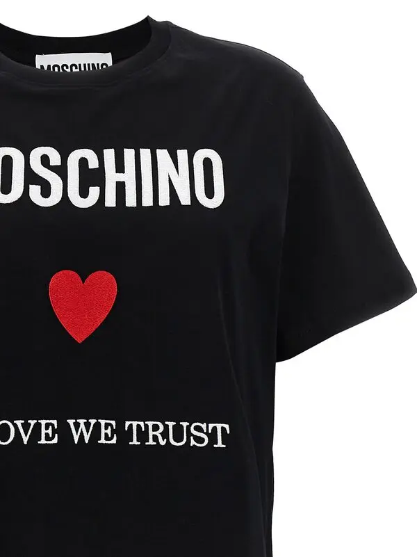 Moschino Print Cotton T-shirt