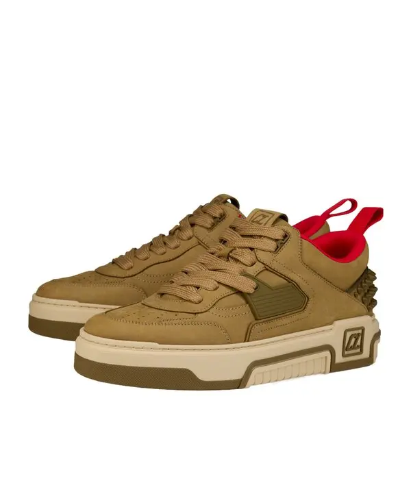 CHRISTIAN LOUBOUTIN Astroloubi Lace-up Sneakers - Bronze