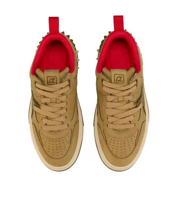 CHRISTIAN LOUBOUTIN Astroloubi Lace-up Sneakers - Bronze