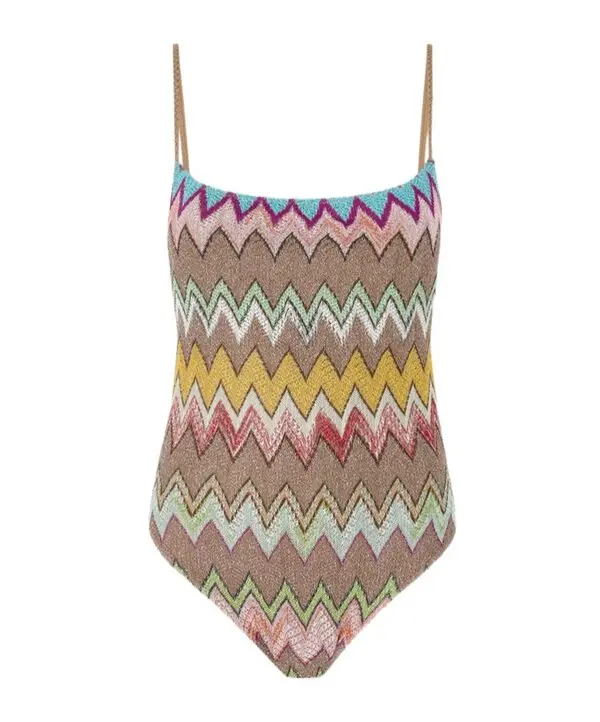Missoni Chevron Zigzag One-piece Beachwear - Multicolor