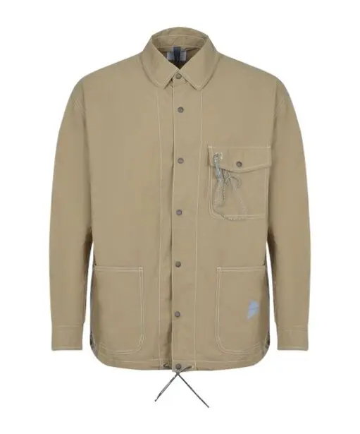 AND WANDER Cordura Shirt Jacket - Light Brown