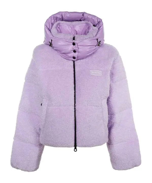Duvetica Logo Zip-up Down Jacket - Purple
