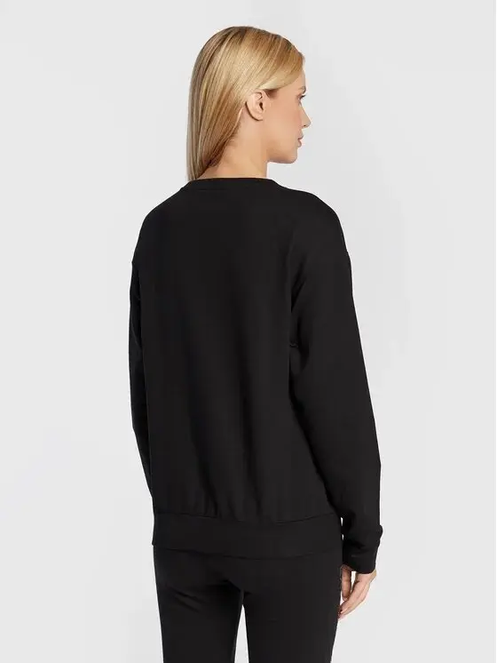 EA7 Crewneck Logo Sweatshirt - Black