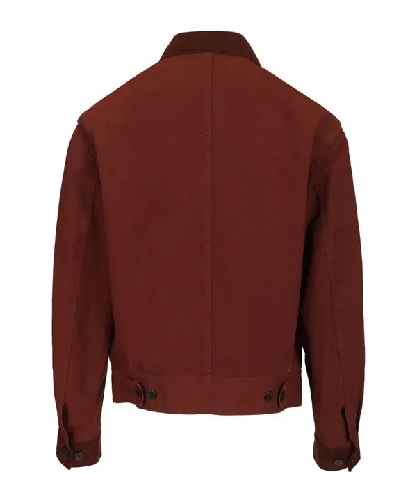 Dries Van Noten Veperny Panelled Jacket - Bordeaux