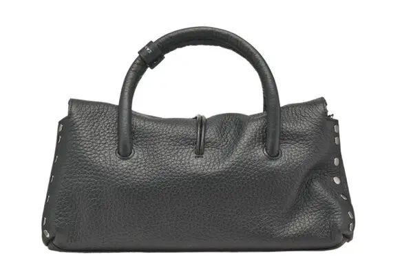 ZANELLATO Twist-lock Fastened Top Handle Bag - Black