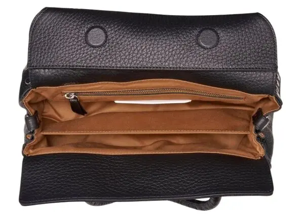 ZANELLATO Twist-lock Fastened Top Handle Bag - Black