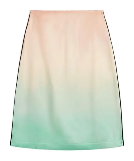 JIL SANDER Gradient Effect Skirt - Nude