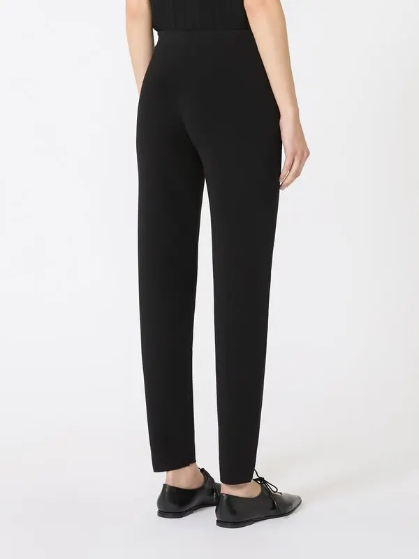 Max Mara Viscose Crêpe Ankle Length Trousers