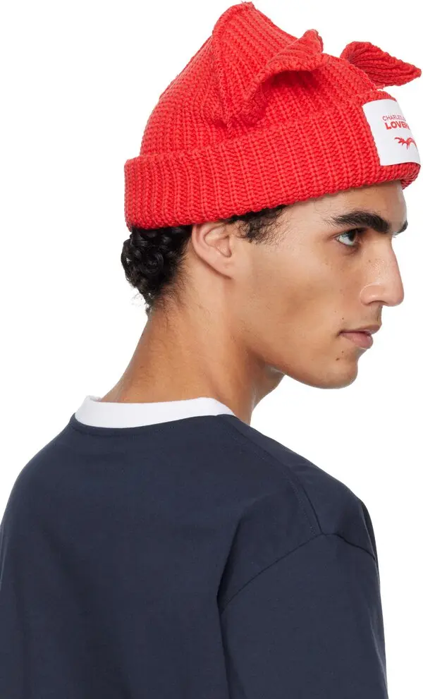 CHARLES JEFFRREY LOVERBOY Charles Jeffrey Loverboy Beanie With Ear Detail