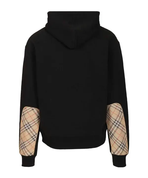 Burberry Checked Patch Hoodie