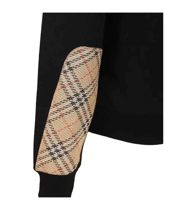 Burberry Checked Patch Hoodie