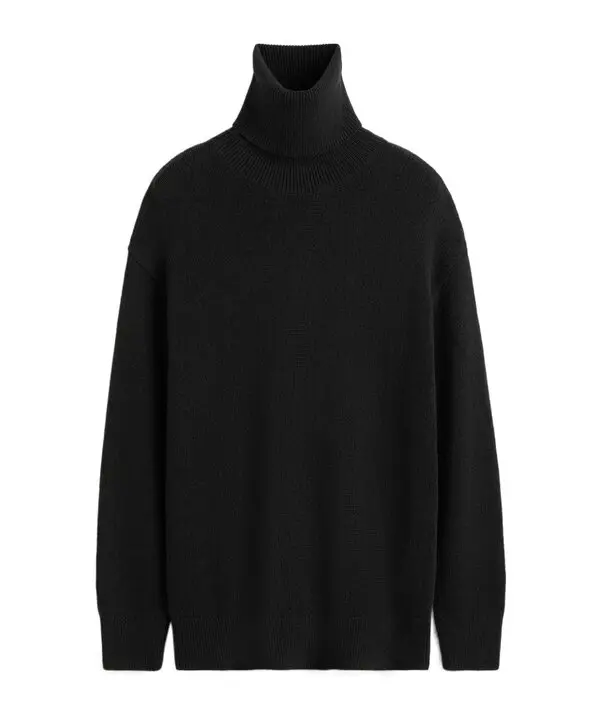 TOTEME High Neck Ribbed Sweater