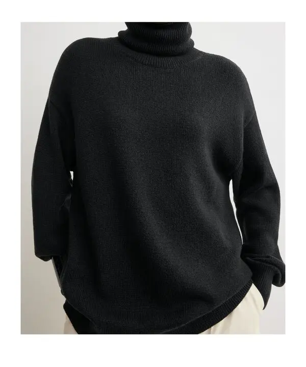 TOTEME High Neck Ribbed Sweater
