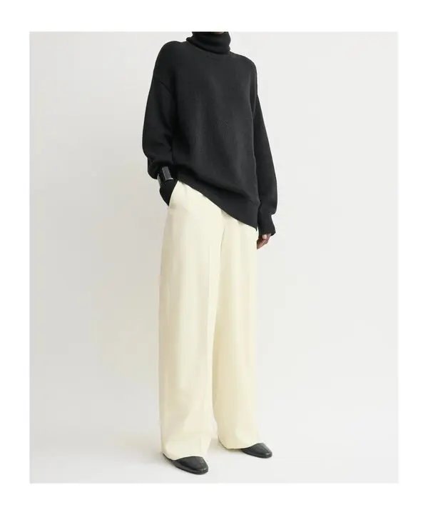 TOTEME High Neck Ribbed Sweater