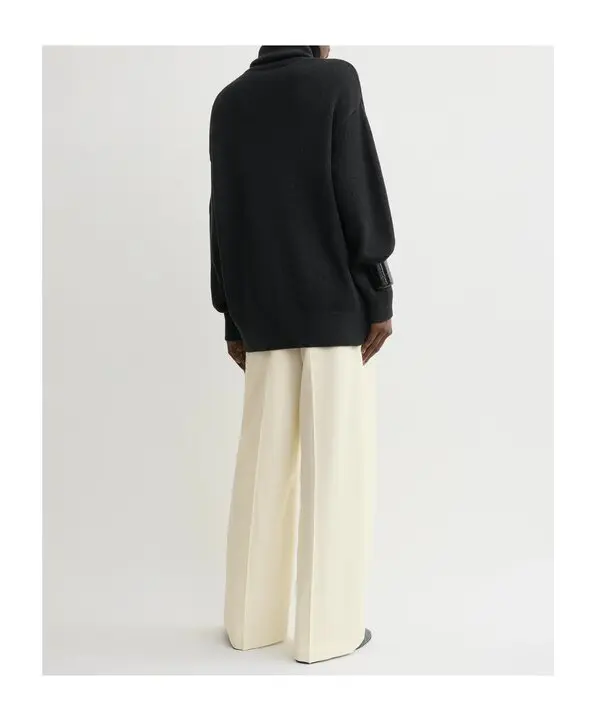 TOTEME High Neck Ribbed Sweater