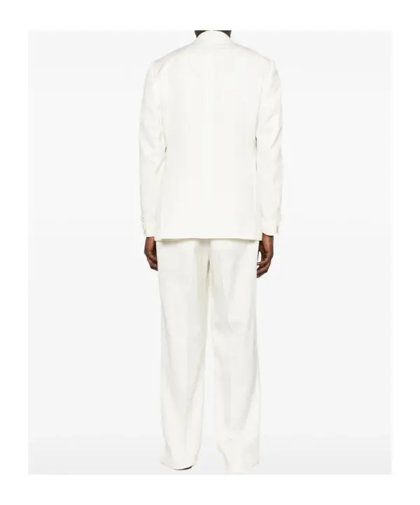 LARDINI Double-breasted Blazer - White