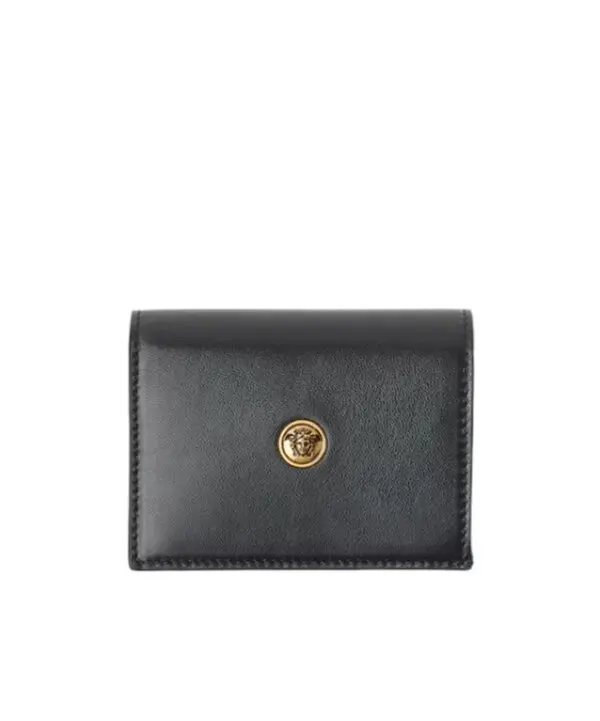 Versace Medusa Emblem Wallet - Black