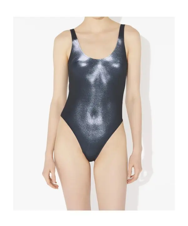 JEAN PAUL GAULTIER Scoop Neck Printed Swimsuit