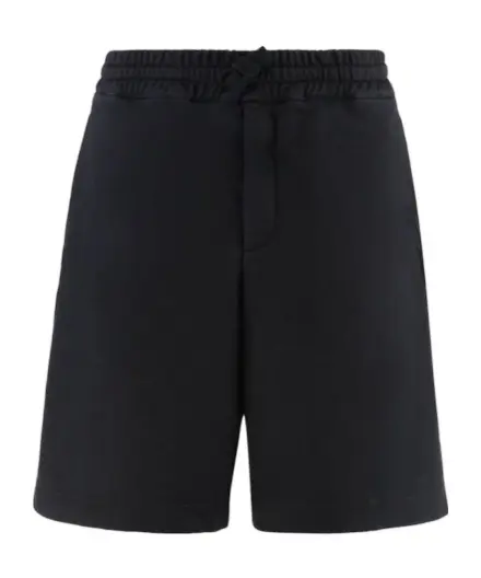 Alexander McQueen Logo Embroidered Drawstring Shorts - Black