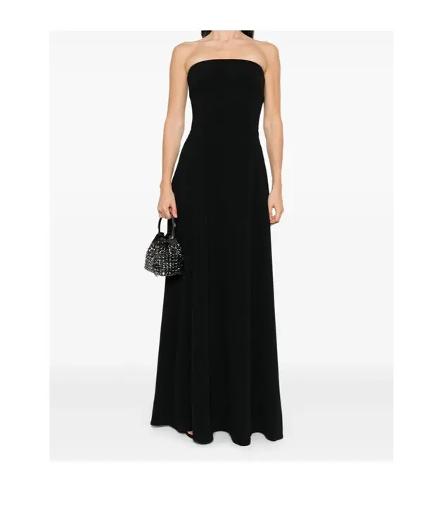 Solace London Bare Shoulder Flared Dress