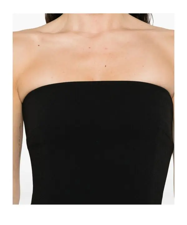 Solace London Bare Shoulder Flared Dress
