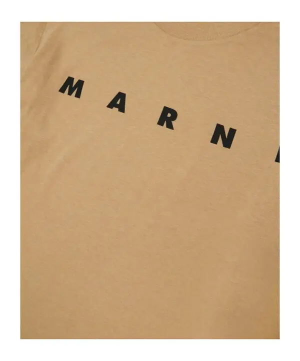 Marni Logo Print Long Sleeve Top