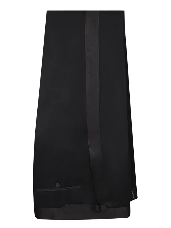 TOM FORD Satin-lapel Single-breasted Suit - Black