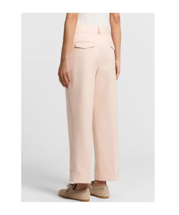 Peserico Tailored Cuffed-hem Trousers - Light Pink