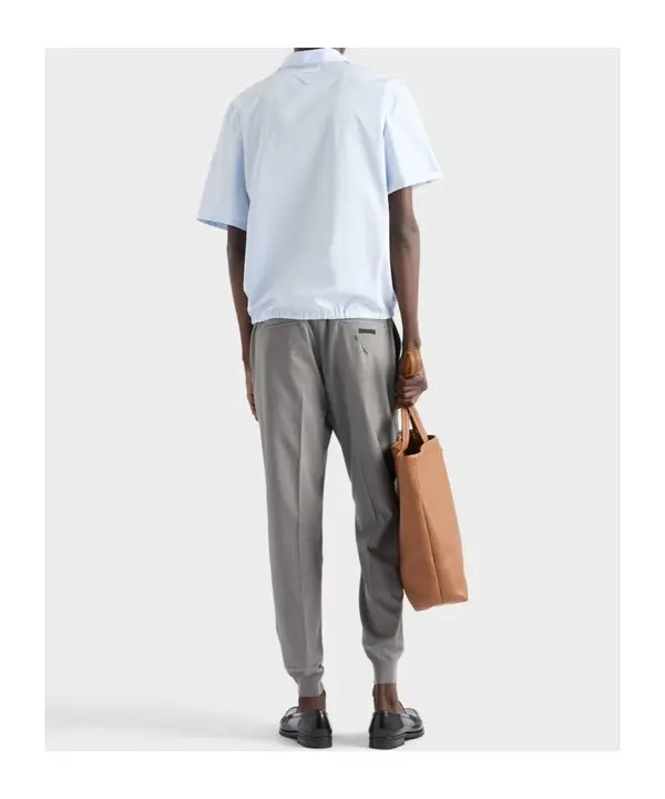Prada Short-sleeved Cotton Shirt
