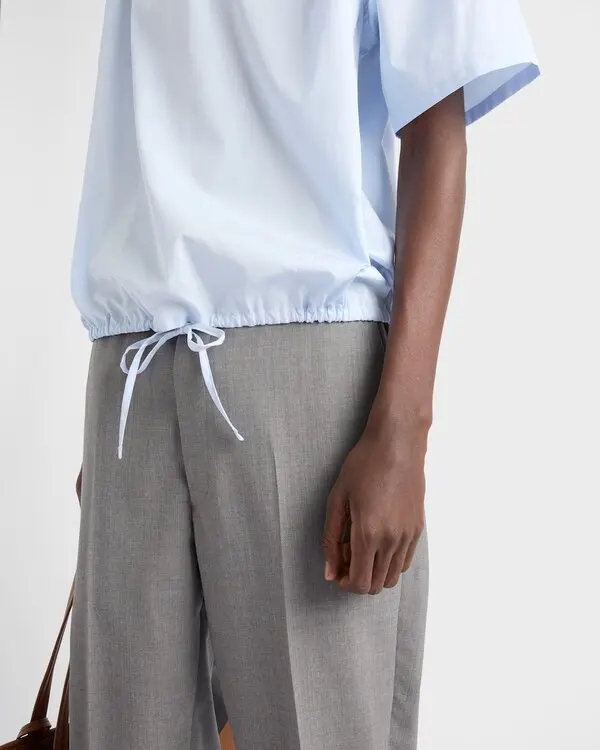 Prada Short-sleeved Cotton Shirt