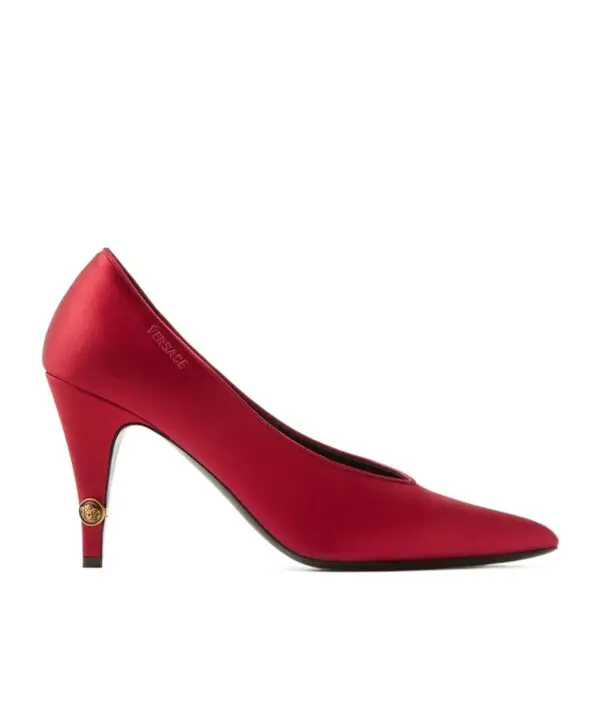 Versace Pointed-toe Stiletto High Heels - Red