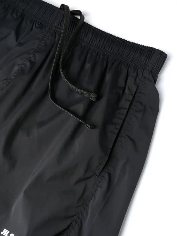 JIL SANDER Logo Elasticated Waist Swim Shorts - Black