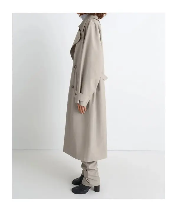 LEMAIRE Double-breasted Belted Trench Coat