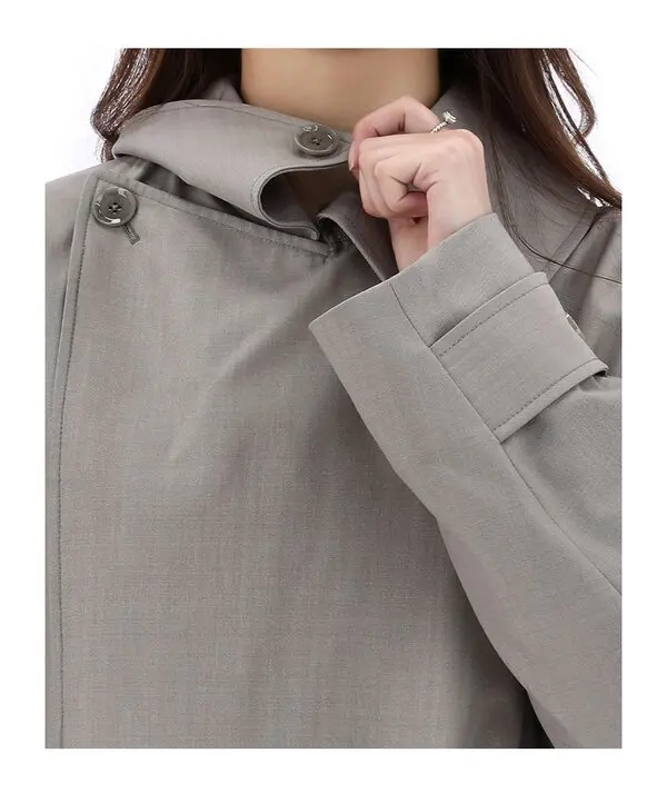 LEMAIRE Double-breasted Belted Trench Coat