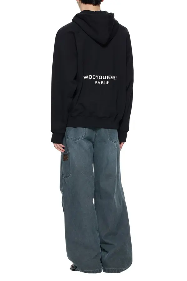 WOOYOUNGMI Logo Back Hoodie