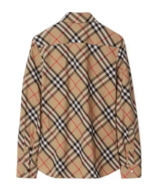 Burberry Long-sleeved Checked Shirt