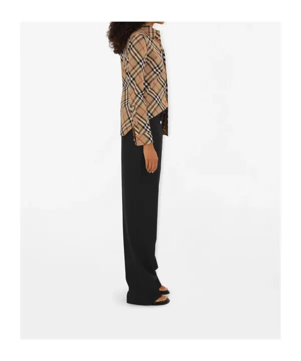 Burberry Long-sleeved Checked Shirt