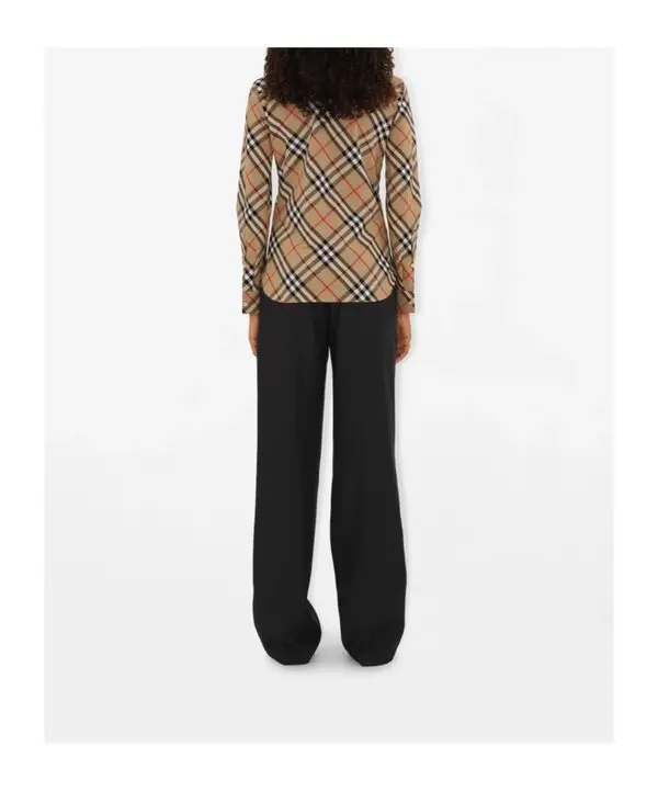 Burberry Long-sleeved Checked Shirt