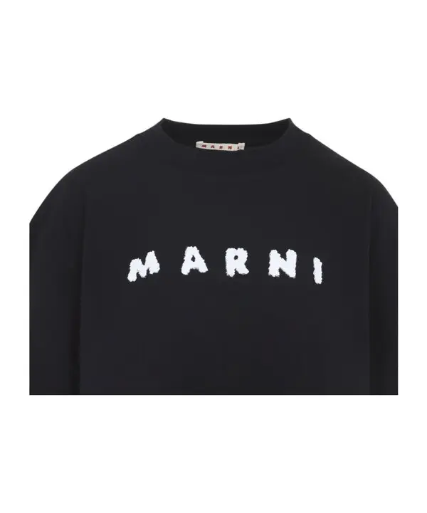 Marni Logo Scribbled Boxy T-shirt