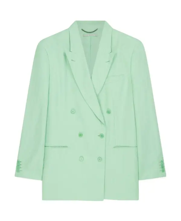 Stella McCartney Oversized Double-breasted Blazer - Green