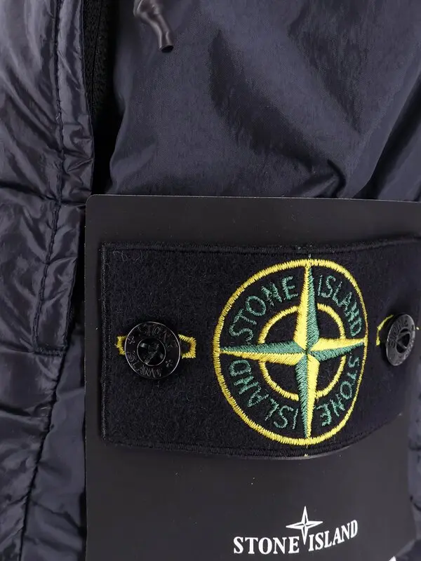 Stone Island Compass Patch High Neck Padded Gilet