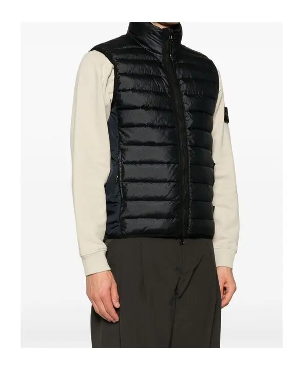 Stone Island Compass Patch High Neck Padded Gilet