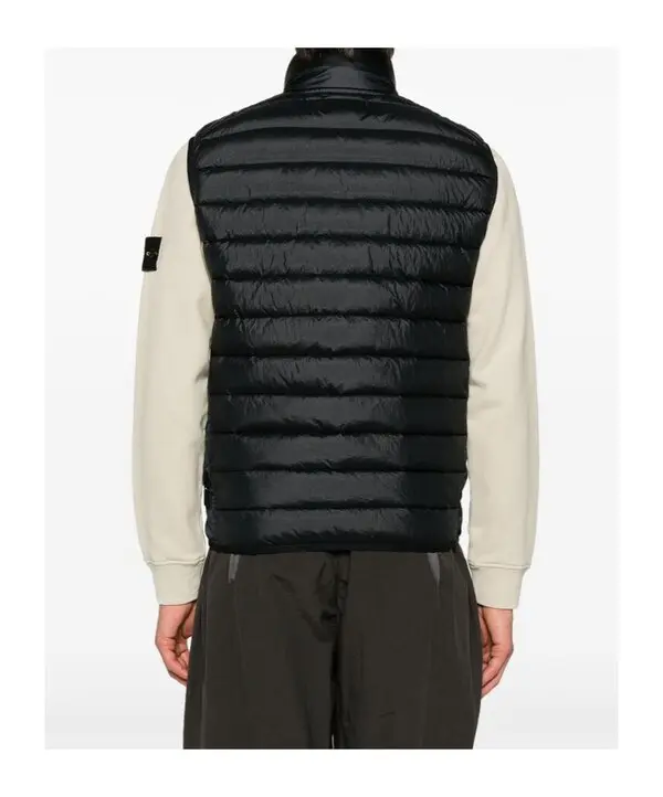 Stone Island Compass Patch High Neck Padded Gilet