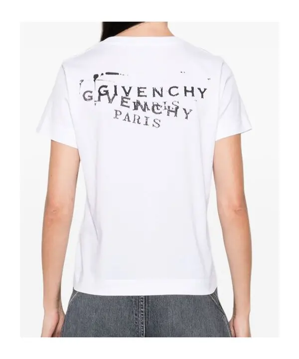 Givenchy Logo Print T-shirt - White