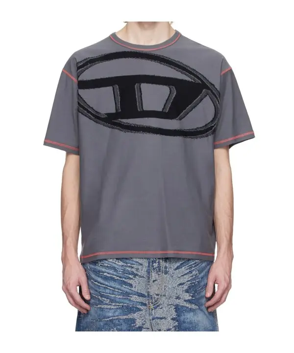 DIESEL® T-doxt Crewneck T-shirt - Grey