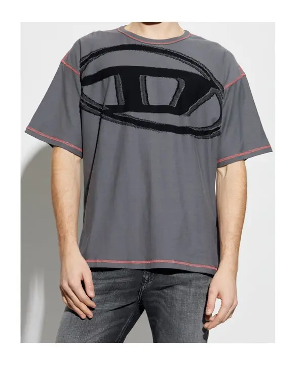 DIESEL® T-doxt Crewneck T-shirt - Grey