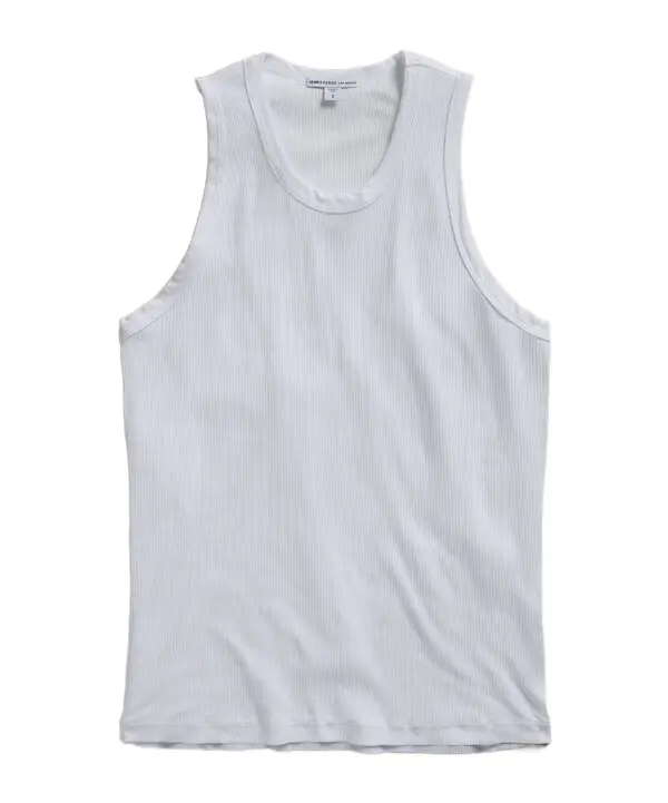 JAMES PERSE Ribbed Crew Neck Tank