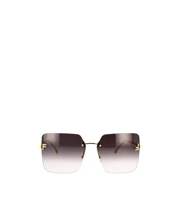 Fendi Square Frameless Sunglasses - Multicolor