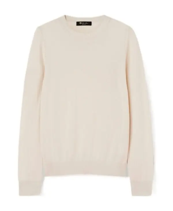 Loro Piana Crewneck Knitted Jumper - Tapioca