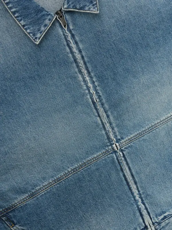 Fear Of God Denim Zip-up Jacket - Blue